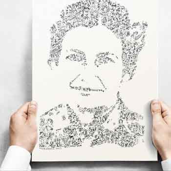 Simone Veil, une histoire Francaise en portrait illustré – drawinside