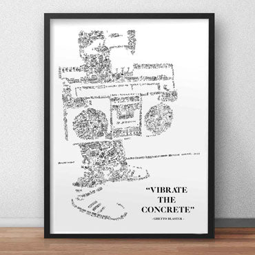Ghetto Blaster Boombox Drawing Ghetto Blaster Art Prints For Sale