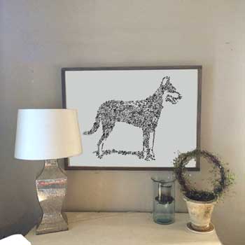 Beauceron dog drawing - breed history illustrated – drawinside