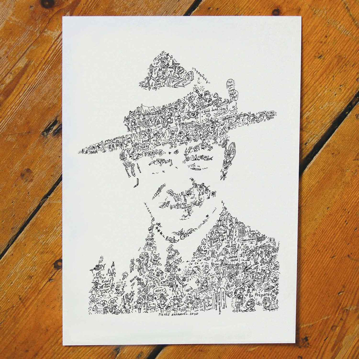 Baden Powell poster - biography fun facts and scout details – drawinside