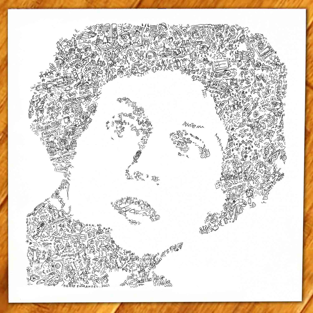 ellen ripley aliens return art print biography hand drawing – drawinside