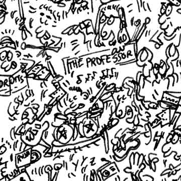 Neil Peart draw my life Art drawing - drummer portrait – drawinside