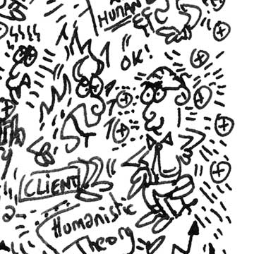 Carl rogers draw my life Art drawing - psychology portrait – drawinside