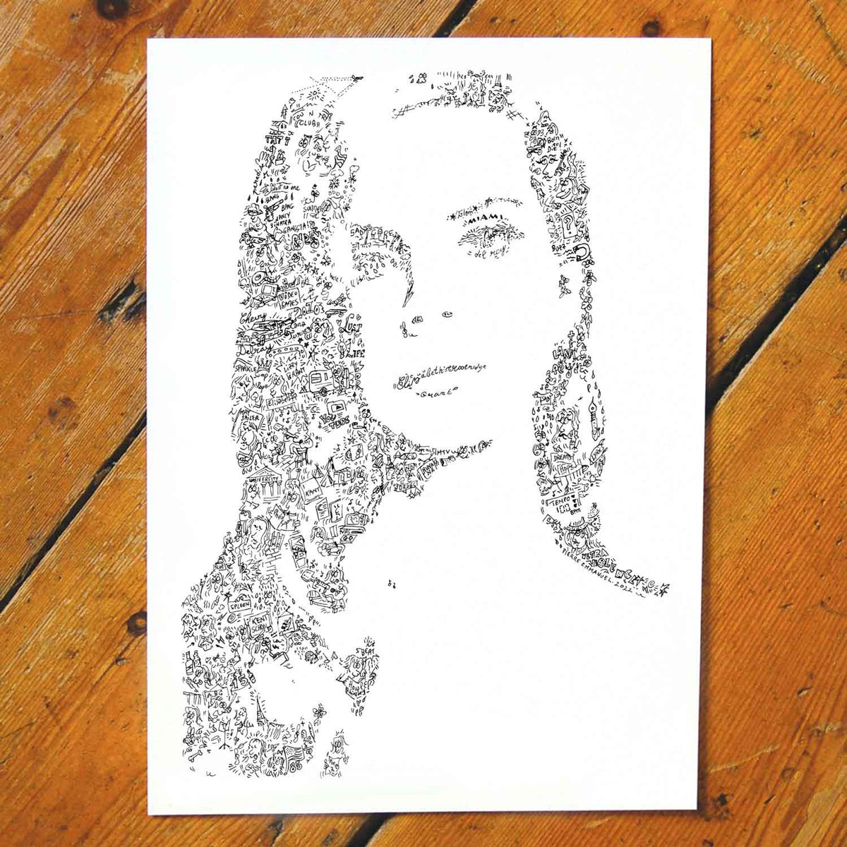 Lana Del Rey biography portrait Art drawing draw my life – drawinside